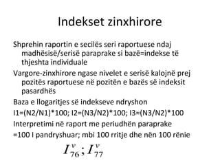 Statistike indekset | PPT