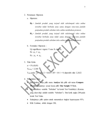 Statistika Induktif Terlengkap by Hillary NH | DOCX