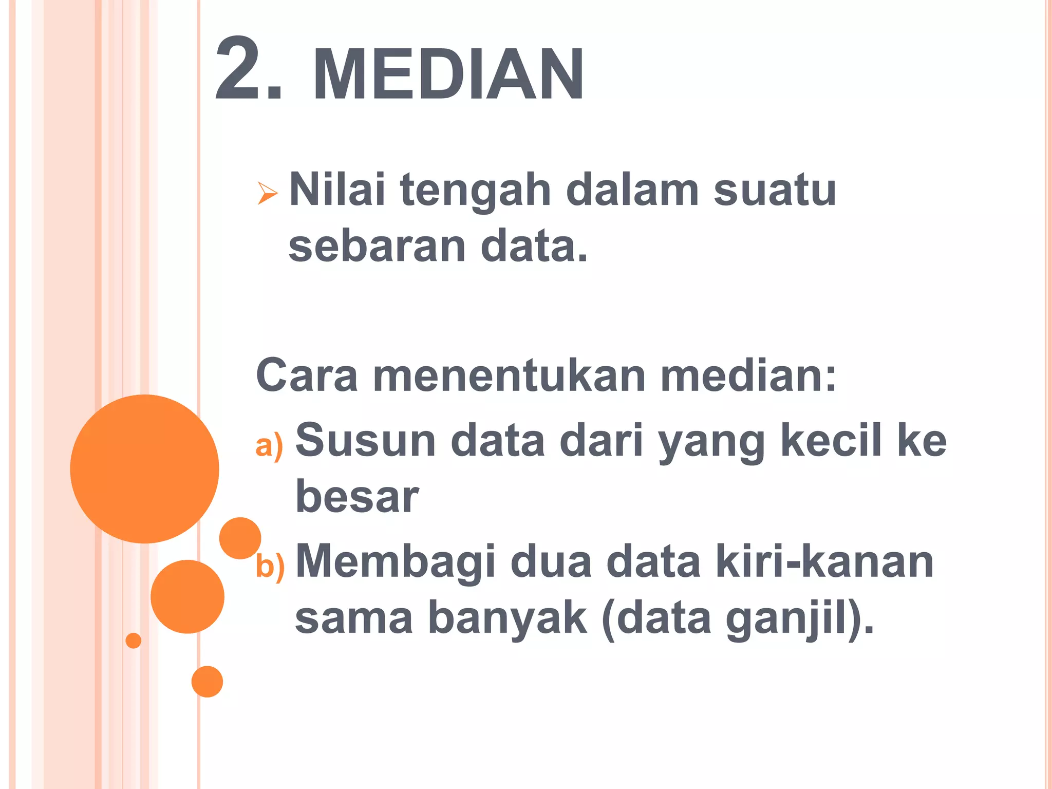 Statistik mean, median, modus | PPTX
