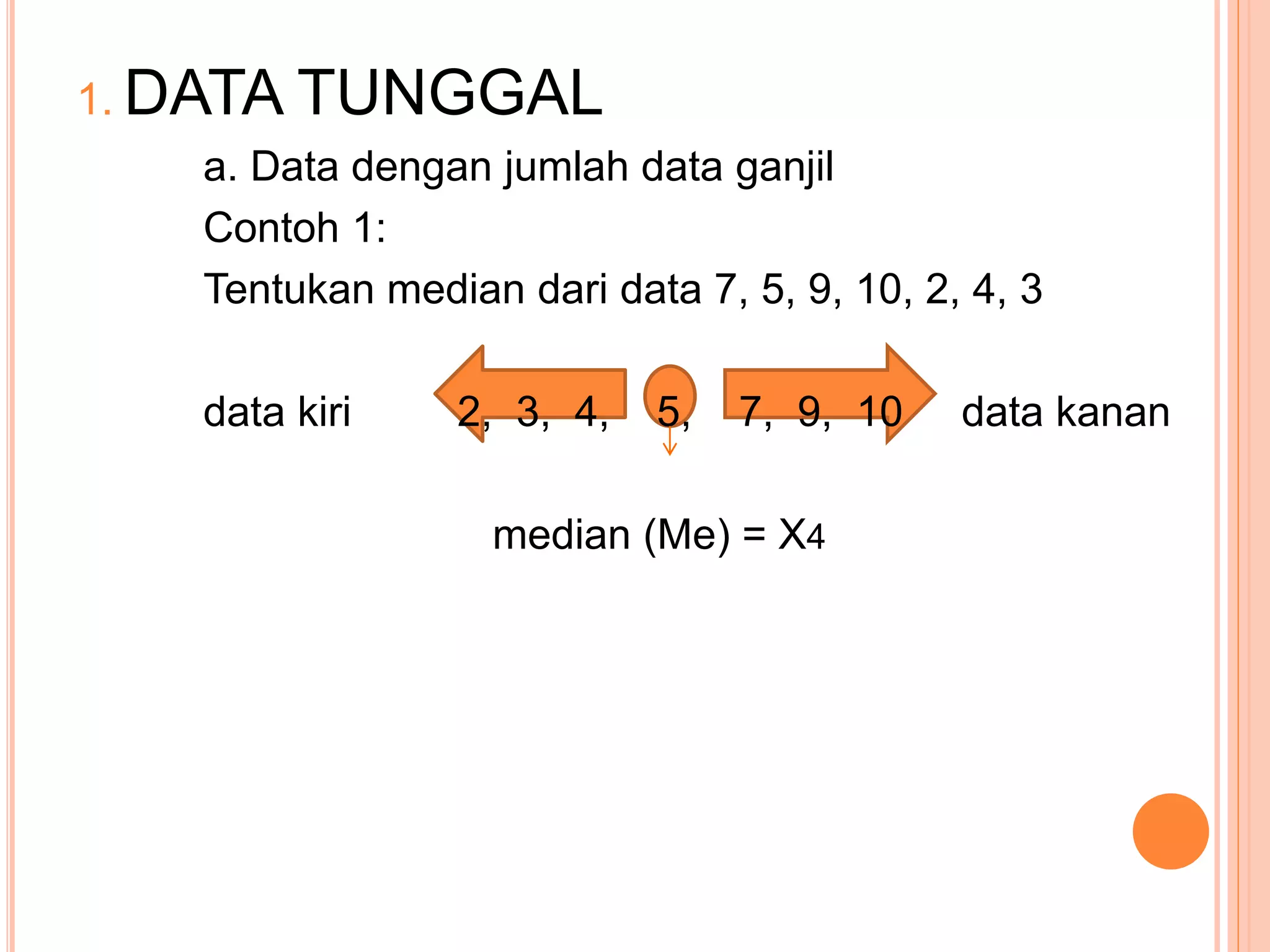 Statistik mean, median, modus | PPTX