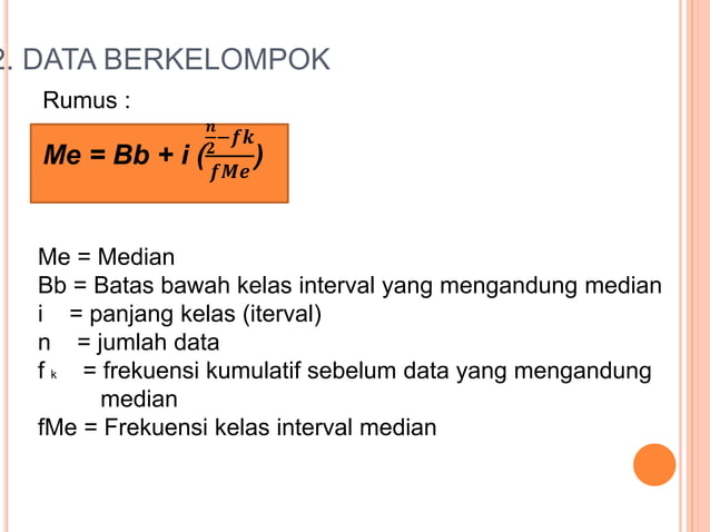 Statistik mean, median, modus | PPTX