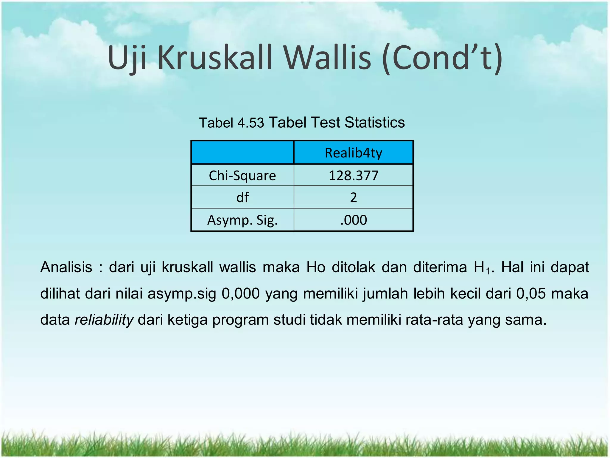 Statistik Non Parametrik | PPTX