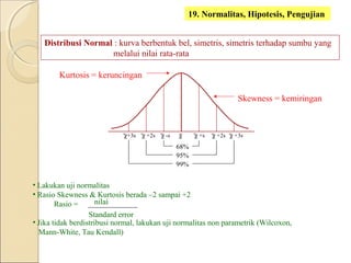 Statistik parametrik | PPT