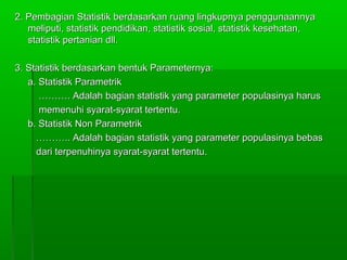 Statistik pendidikan. AFI PARNAWI, M.Pd
