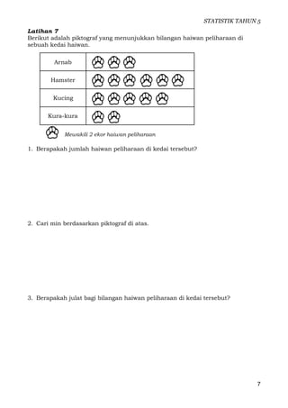 Statistik Tahun 5 | PDF