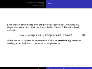 Statistics for deep learning | PDF