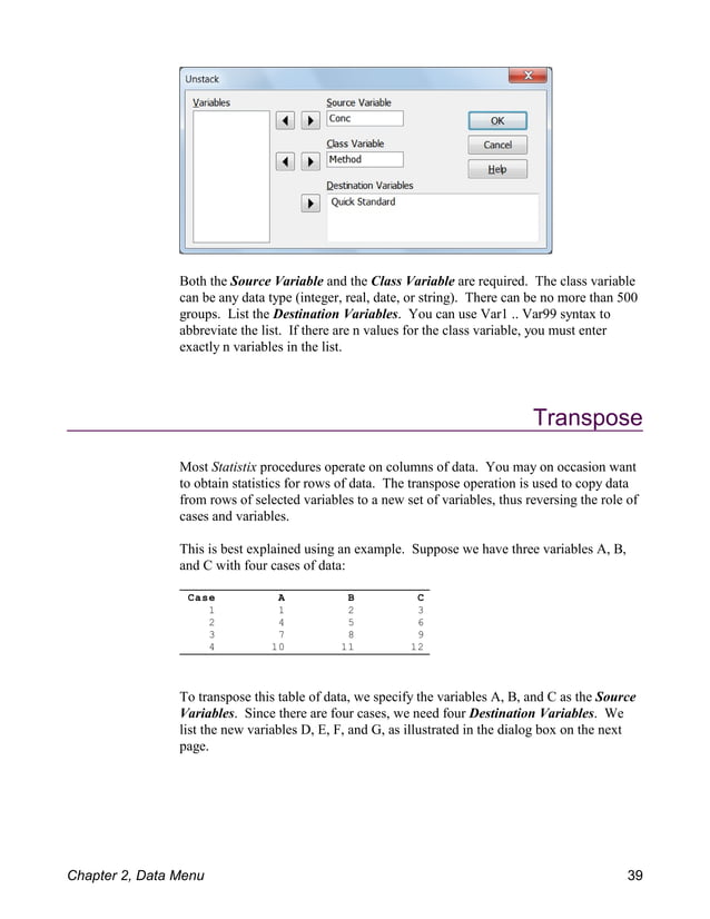 Statistix 10 Manual.pdf | Computing | Technology & Computing