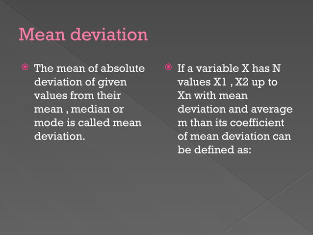 Dispersion,measure of disperion, absolute and relative dispersion | PPT