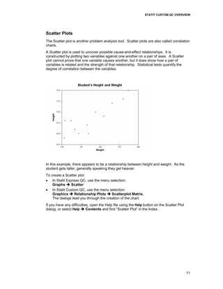 Statit customqc overview[1] | PDF