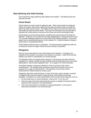 Statit customqc overview[1] | PDF