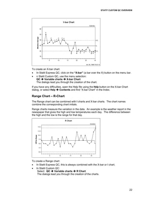 Statit customqc overview[1] | PDF