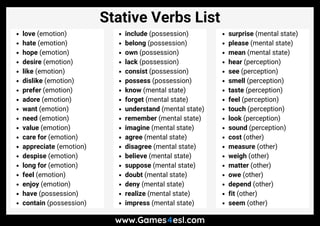 Stative-Verb languages foreinlouisinstitute | PDF