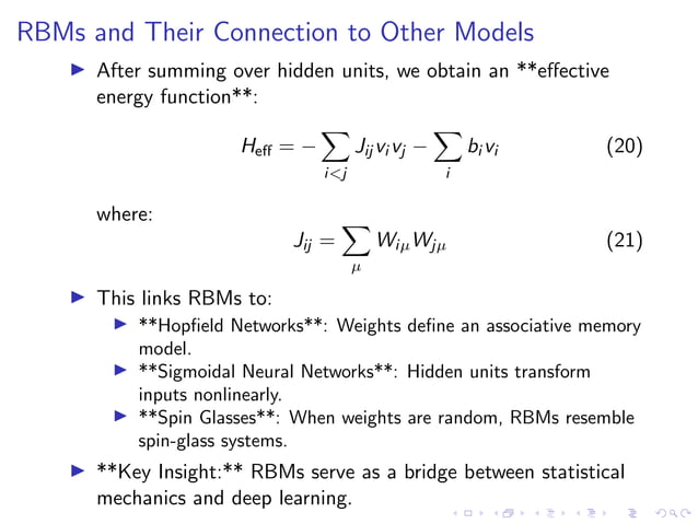 Overview of basic statistical mechanics of NNs | PDF