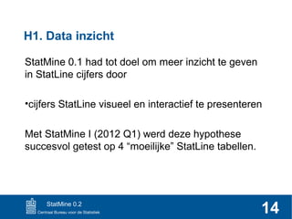 Statmine, Visuele dataexploratie | PPT