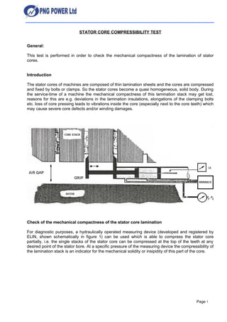 Stator core compr test | DOC