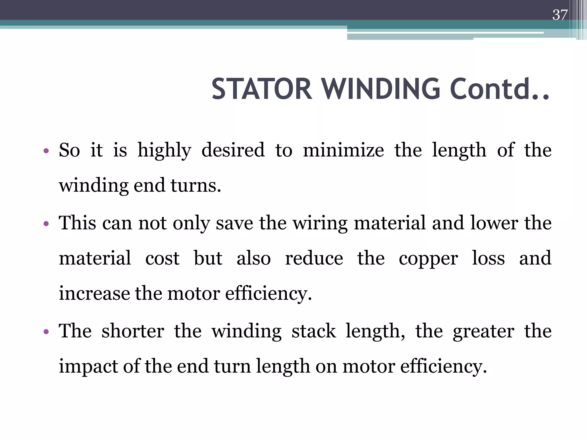 Stator design | PPTX