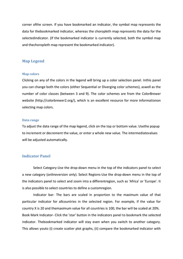 Stat planet - tutorial | PDF