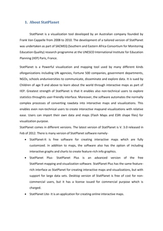 Stat planet - tutorial | PDF