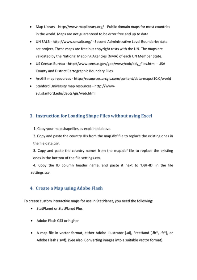 Stat planet - tutorial | PDF