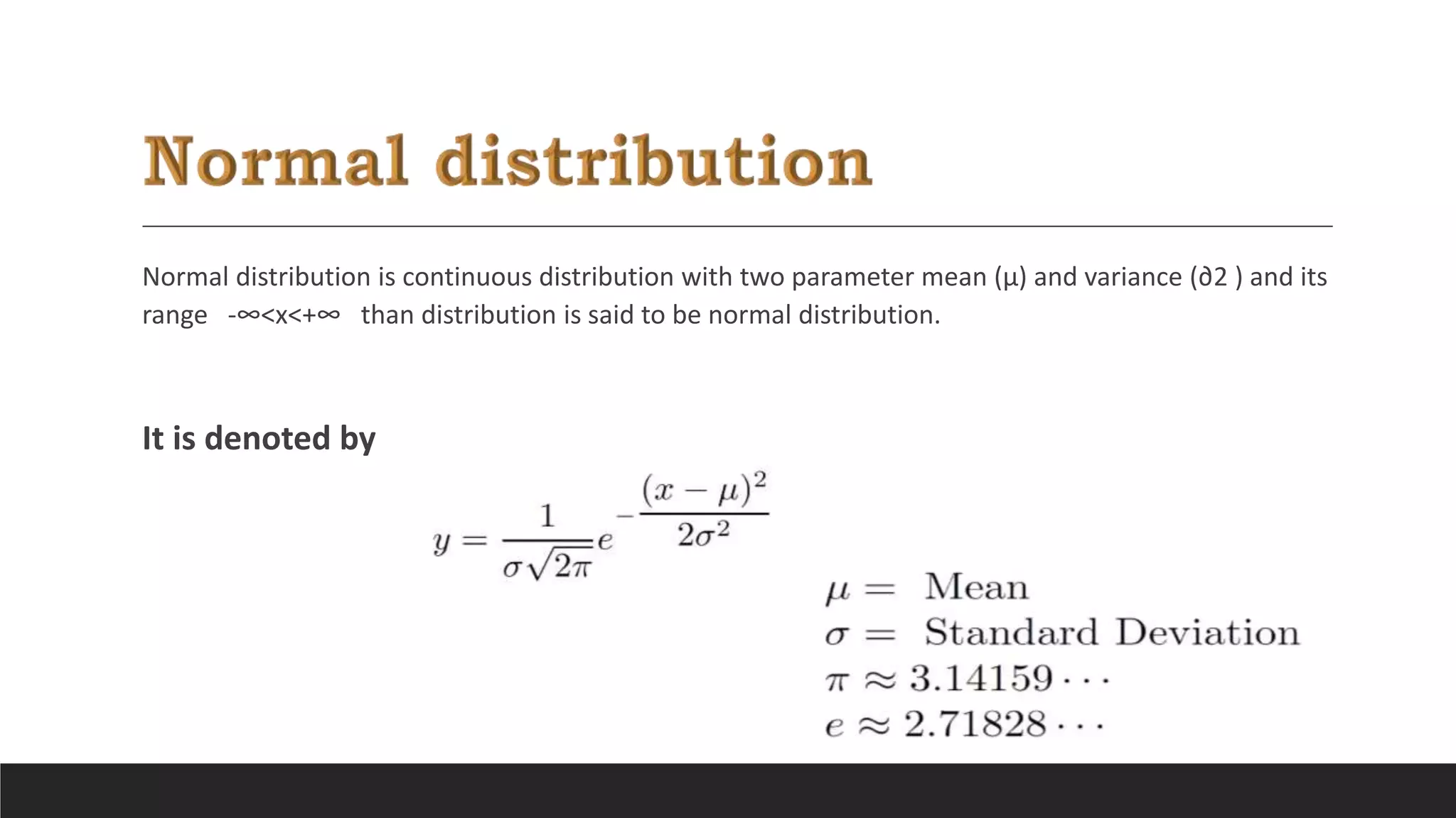 Normal Distribution | PPTX