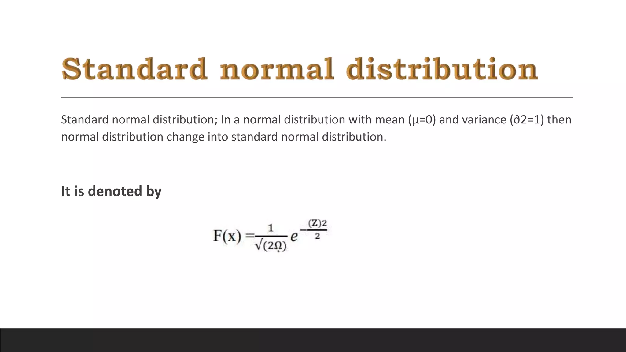 Normal Distribution | PPTX