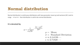 Normal Distribution | PPTX