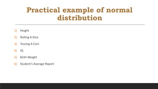 Normal Distribution | PPTX