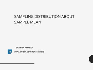 Sampling Distribution | PPTX