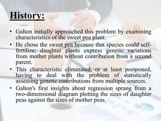 Biostatistics (Regression and Correlation) | PPTX