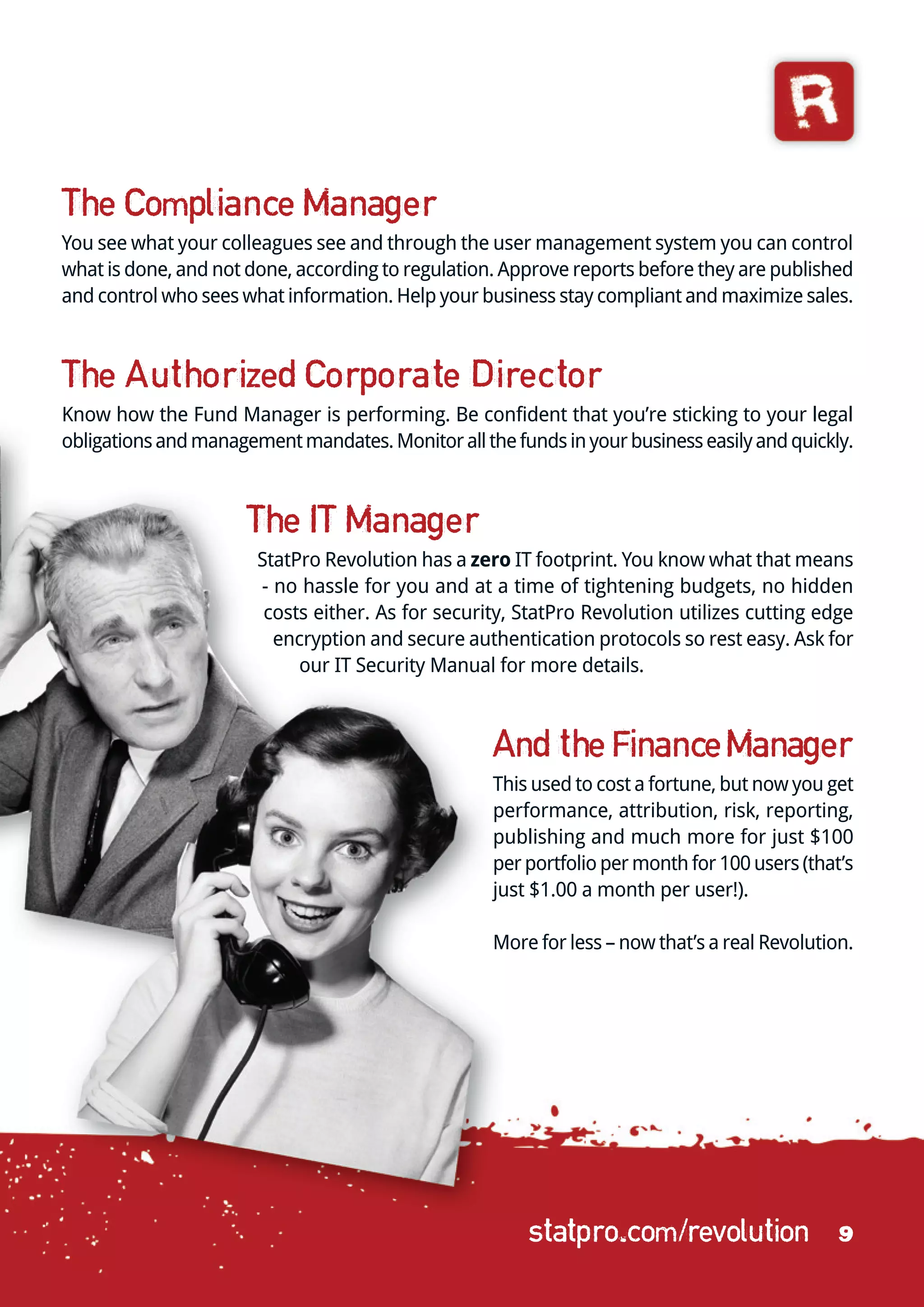 StatPro Revolution brochure - Summer 2012 | PDF