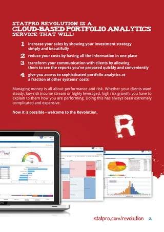 StatPro Revolution brochure - Summer 2012 | PDF | Financial Industry ...