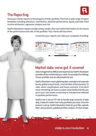 StatPro Revolution brochure - Summer 2012 | PDF | Financial Industry ...