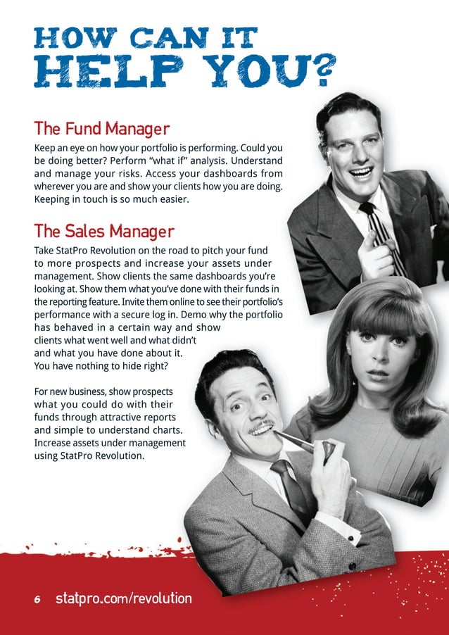 StatPro Revolution brochure - Summer 2012 | PDF