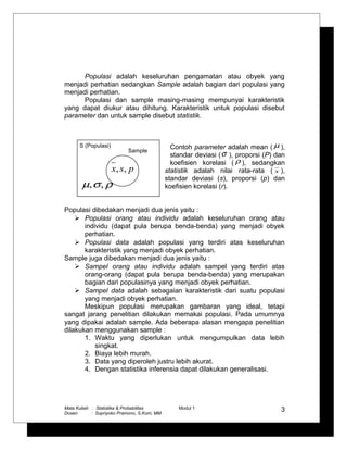 Stat pro modul_1 | PDF