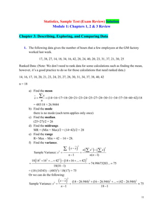 Practice Test 1 solutions | PDF