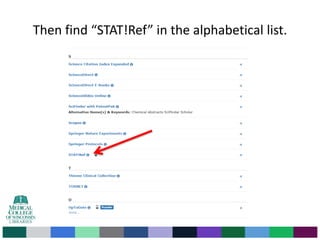 STAT!Ref Installation Instructions | PPT