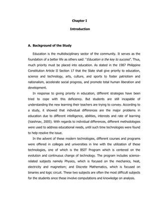 The Significant Relationship of Physics - Mechanics & Heat and Discrete Mathematics on the ...