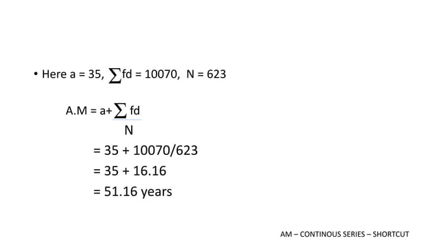 Statistical Analysis using Central Tendencies | PPT