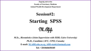 Statrting spss | PPT