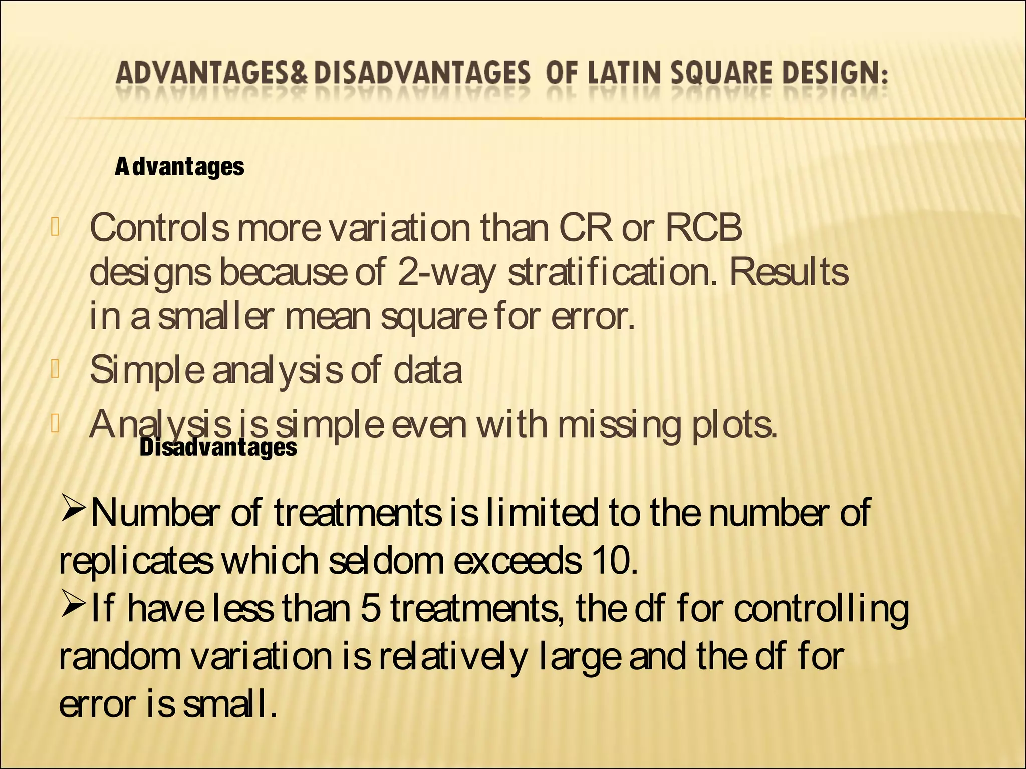 ANOVA & EXPERIMENTAL DESIGNS | PPT