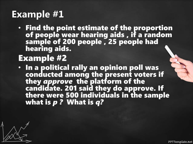 Point estimate for a population proportion p | PPTX | Science