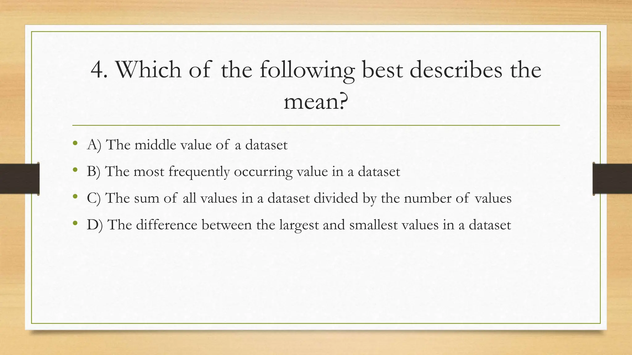 Questions related to mean,median and mode | PPTX