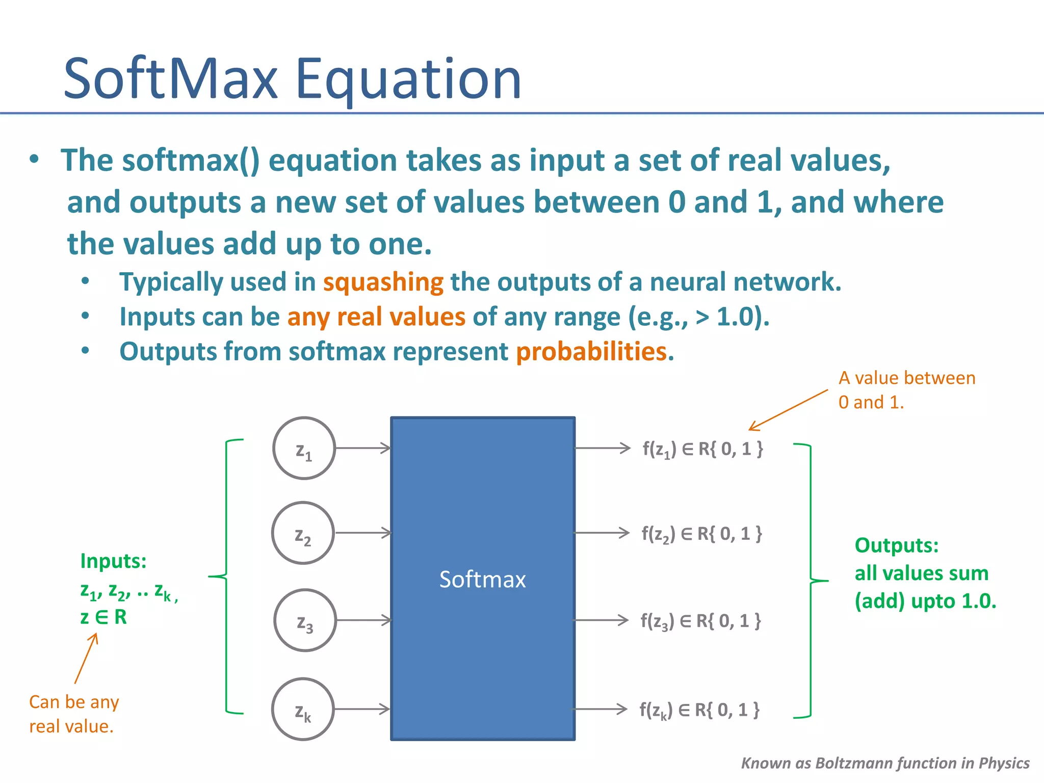 Statistics - SoftMax Equation | PPTX