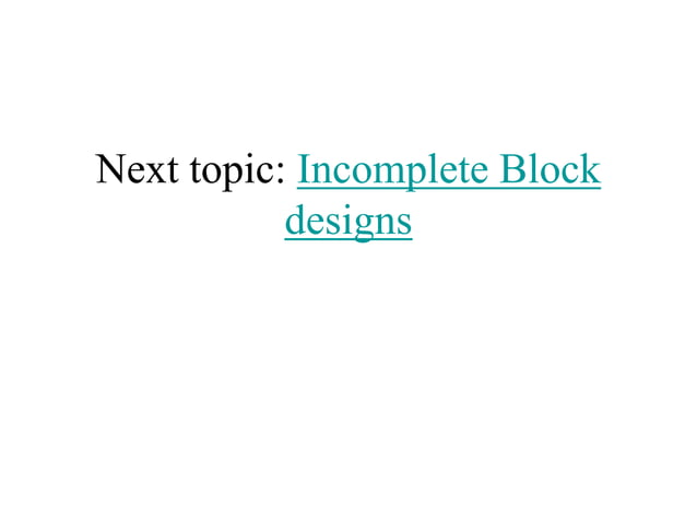 Graeco Latin Square Design | PPT
