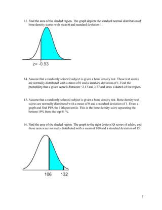 Practice test 3A, Normal Probability Distribution | PDF