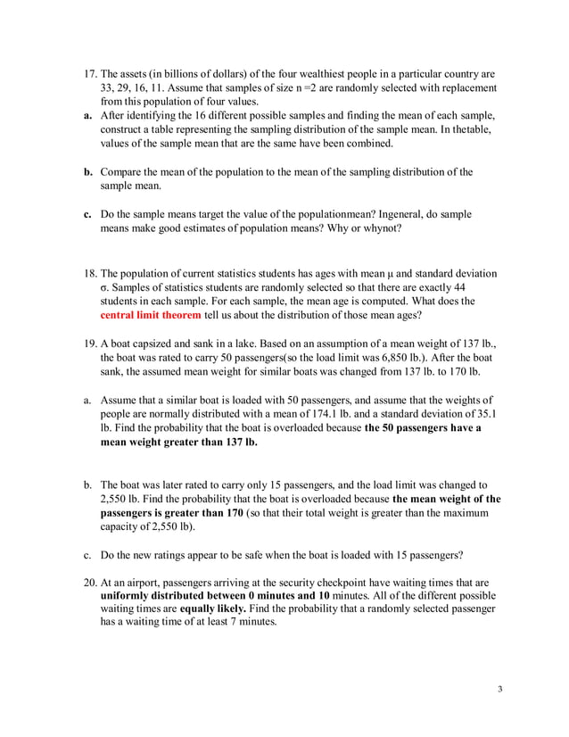 Practice test 3A, Normal Probability Distribution | PDF