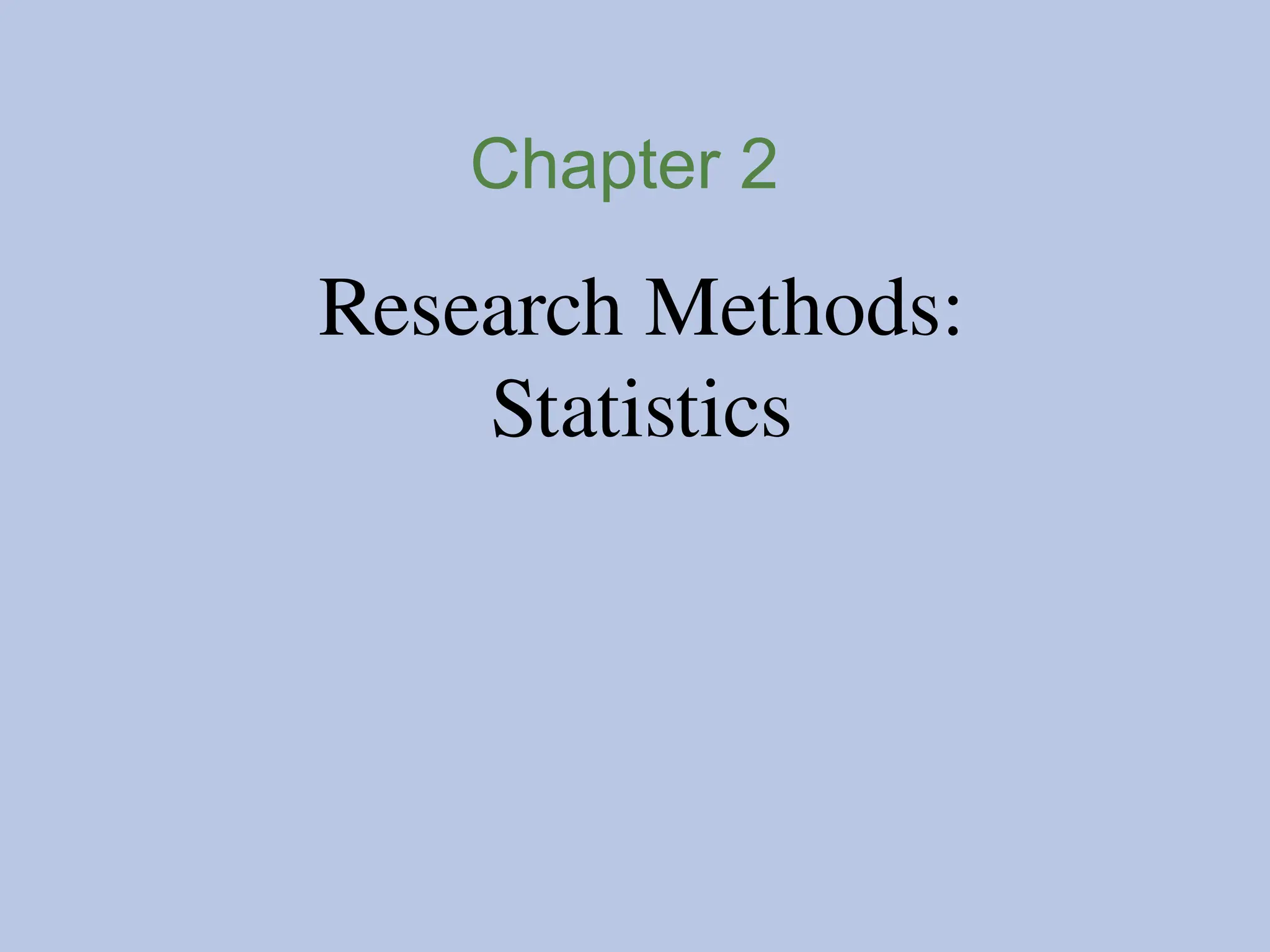 AP Psychology Research Methods and Stats PPT | PPT