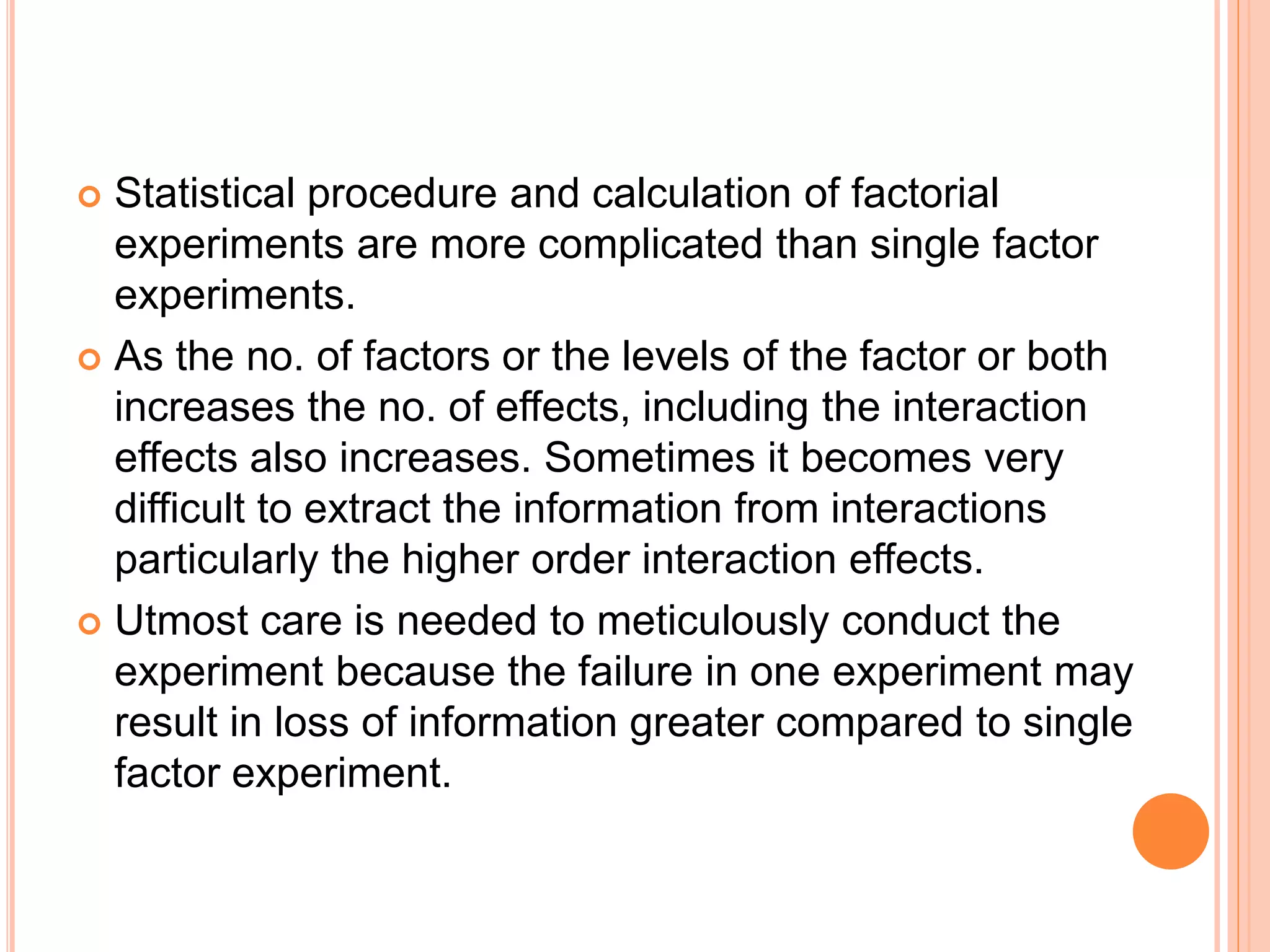 presentation of factorial experiment 3*2 | PPTX
