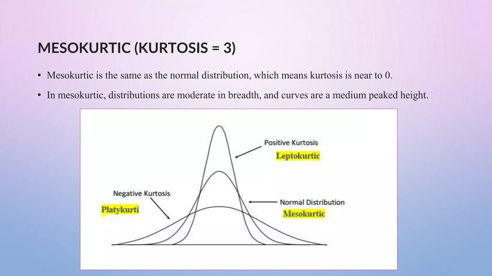 Skewness and kurtosis ppt | PPTX
