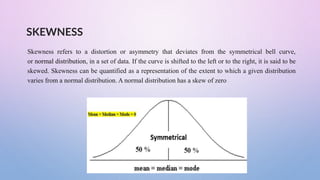 Kurtosis Vs Skewness